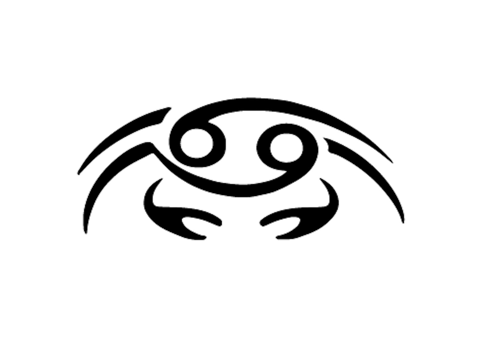 Cancer Symbol Zodiac SVG Cut File Cricut_Silhouette INSTANT | Etsy