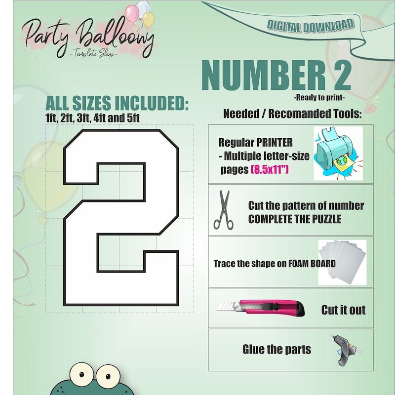 Number 2 Mosaic - Etsy