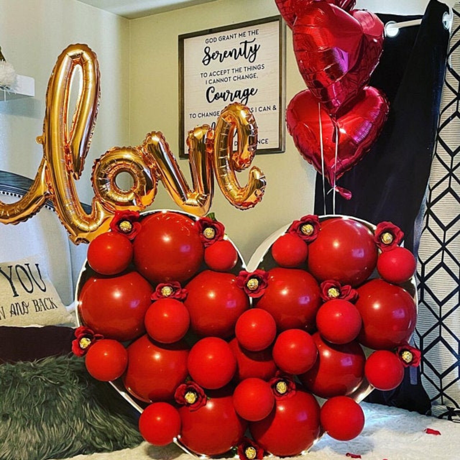 Mosaic Heart From Balloons Template/3ft, 4ft and 5ft Heart Mosaic From ...