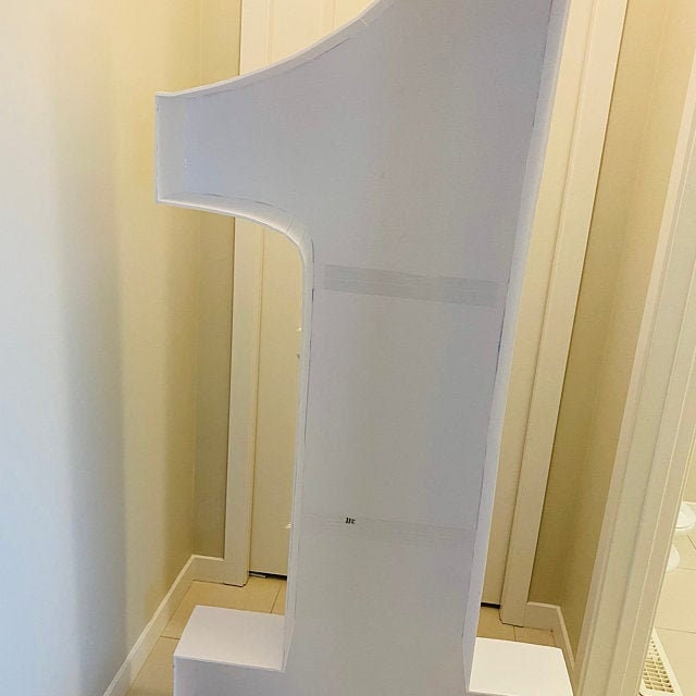 Number 1 All Sizes (from 1ft to 5ft)/mosaic Numbers From Balloons/pdf ...