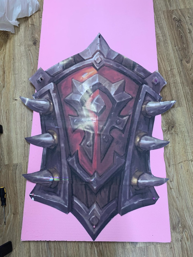 World of Warcraft Honorbound Shield Template Pepakura Files - Etsy