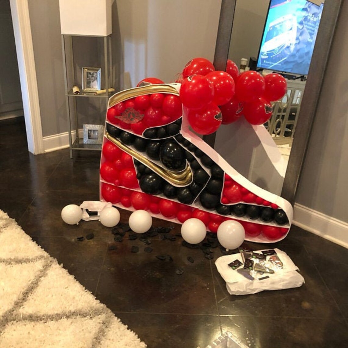 Mosaic Shoe Balloon Template/3ft 4ft and 5ft Shoe Mosaic From - Etsy