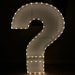Mosaic Question Mark "?" From Balloons Template/3ft,4ft and 5ft Tall ...