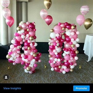 Number 4 All Sizes (from 1ft to 5ft)/mosaic Numbers From Balloons/pdf ...