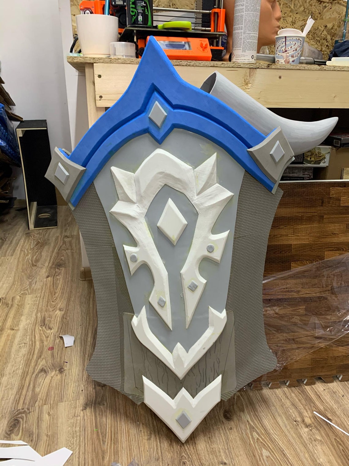 World of Warcraft Honorbound Shield template Pepakura files | Etsy