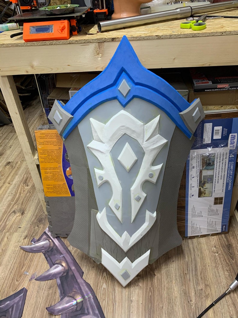World of Warcraft Honorbound Shield Template Pepakura Files - Etsy