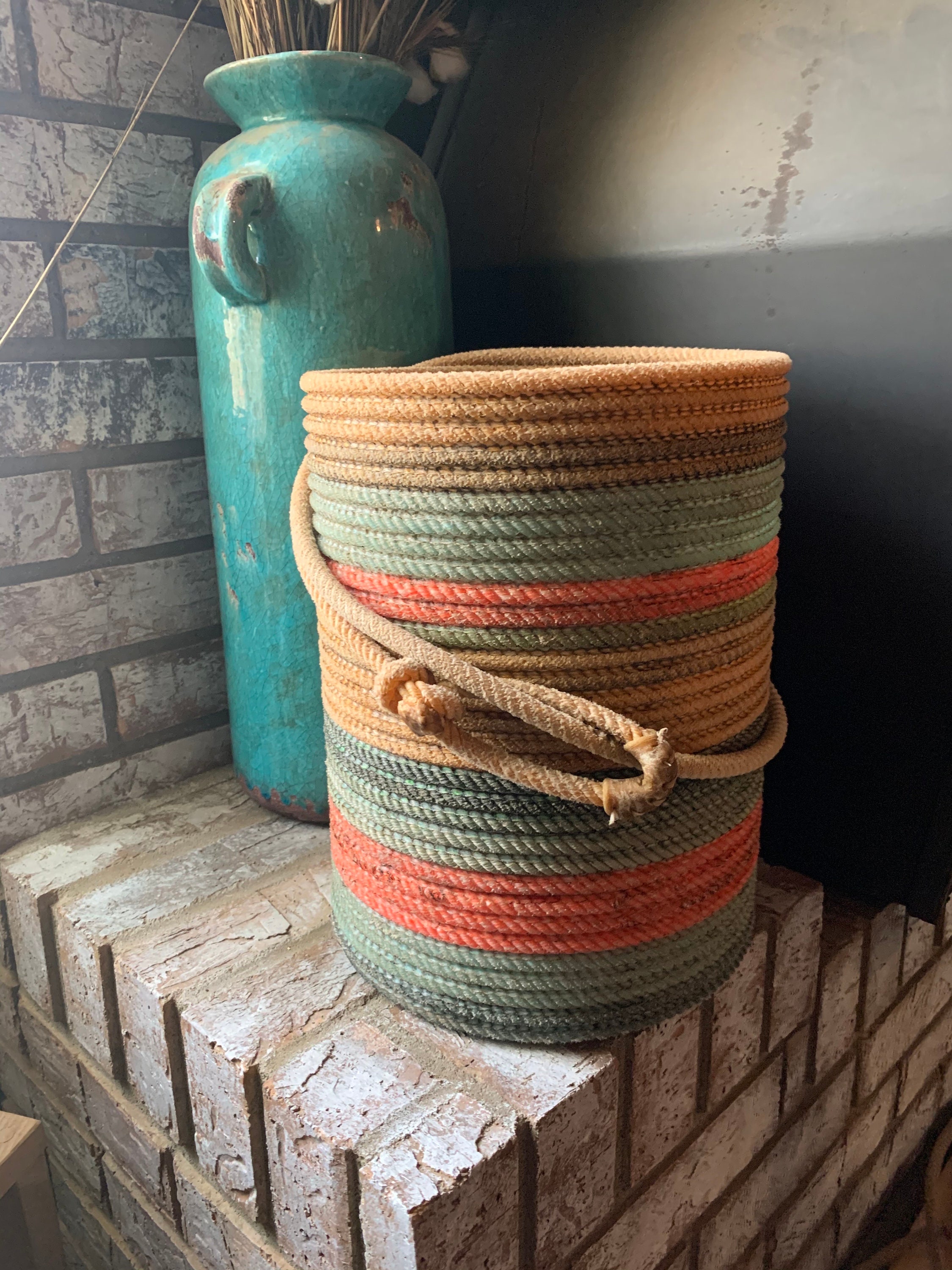 Lariat Rope Bathroom Trashcan - Etsy