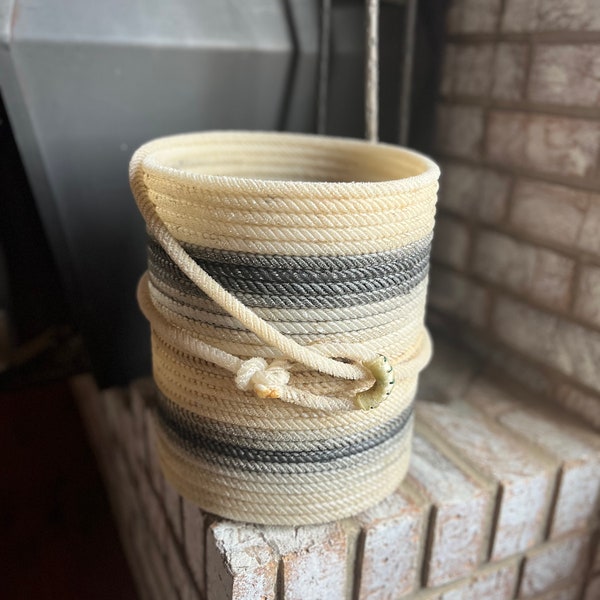 Lariat Rope Basket - Etsy