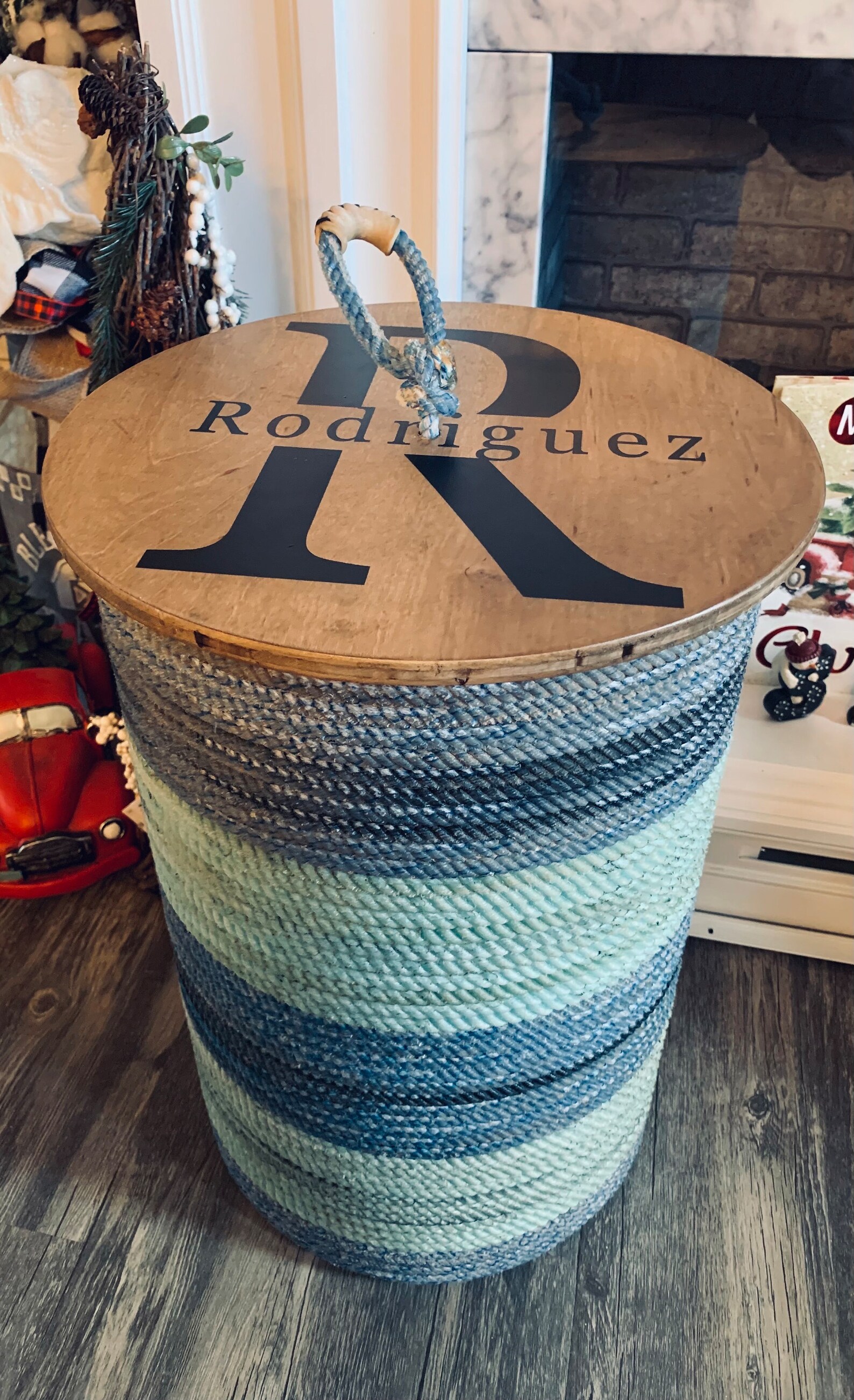 CUSTOM Lariat Rope Mini Hamper - Etsy