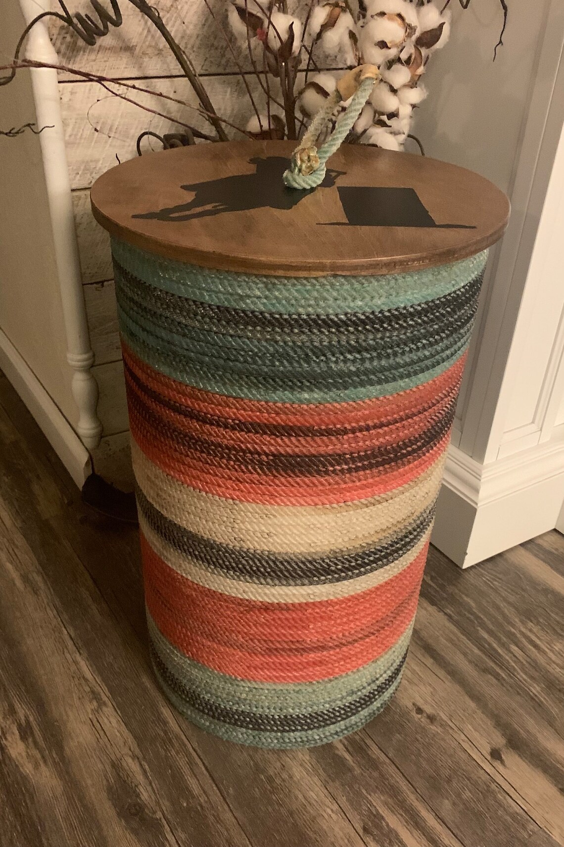 CUSTOM Lariat Rope Mini Hamper - Etsy