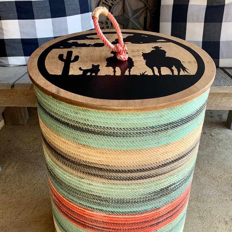 Lariat Rope Basket - Etsy