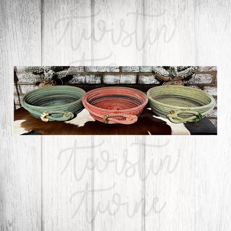 Lariat Rope Bowl - Etsy