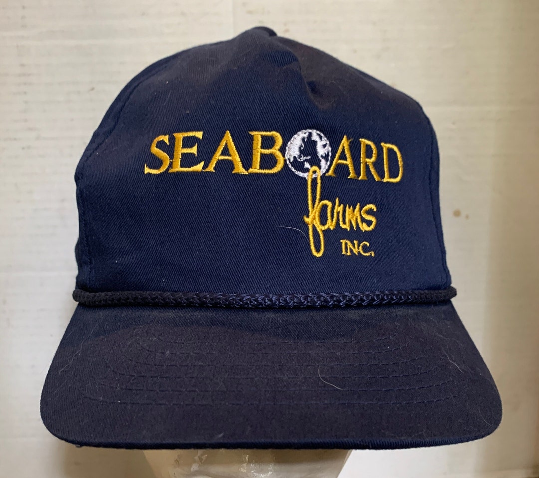 Seaboard Farms Foods Inc. Vintage Hat Cap Ropebrim - Etsy