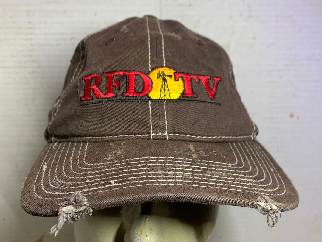 RFDTV Distressed Hat Cap Rural TV - Etsy