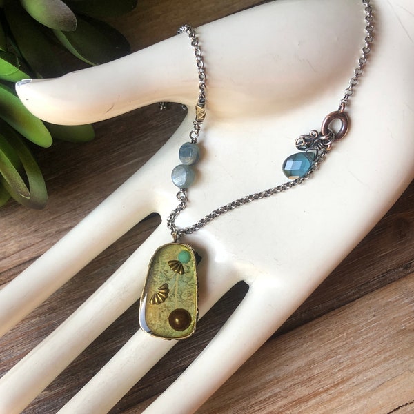 Shadow Box Necklace - Etsy