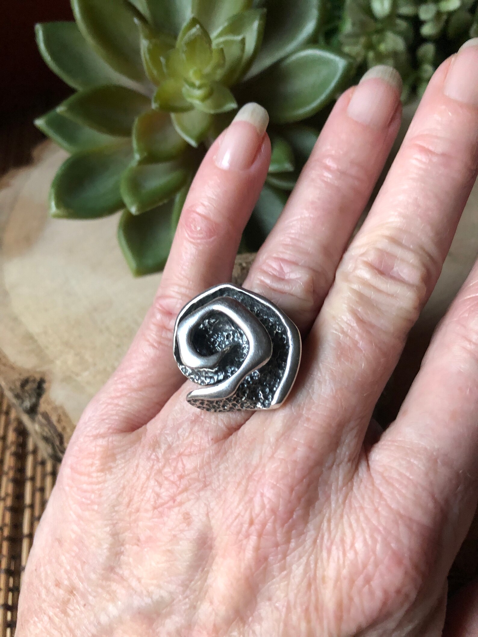 SILPADA Jewelry Retired Sterling Silver Swirl Ring Size | Etsy