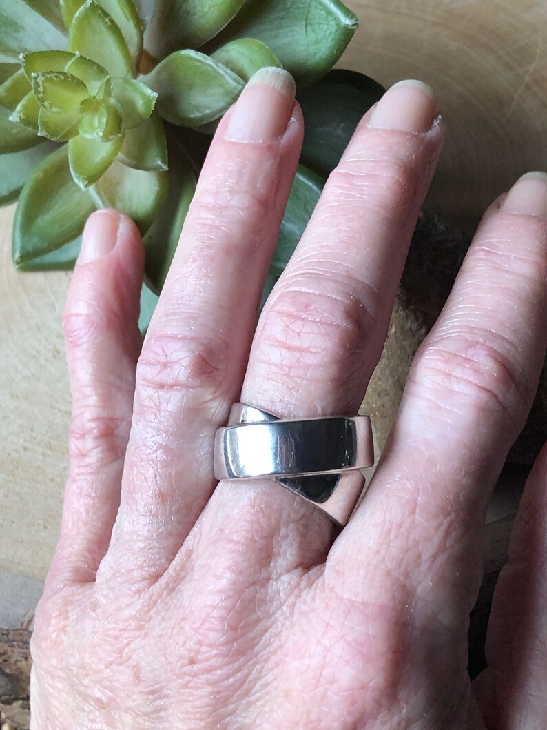 SILPADA Jewelry Retired Sterling Silver Interlock Ring - Etsy