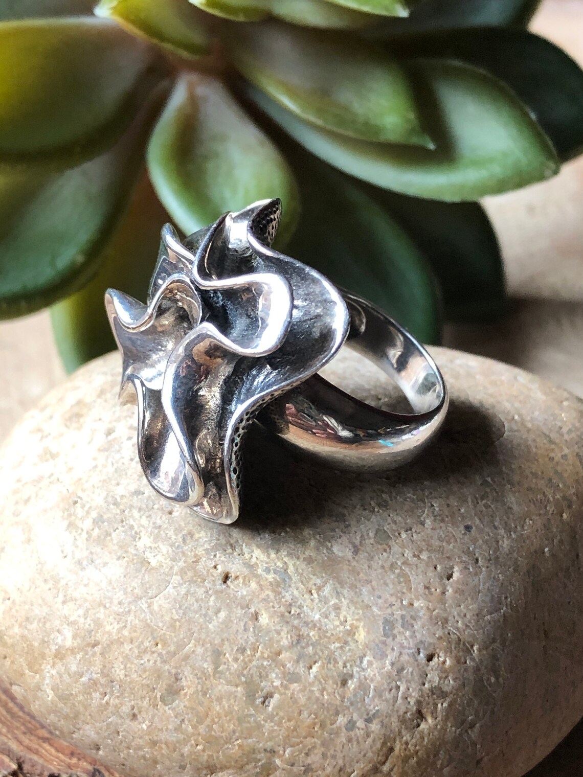 SILPADA Jewelry Retired Sterling Silver Flower Ring - Etsy