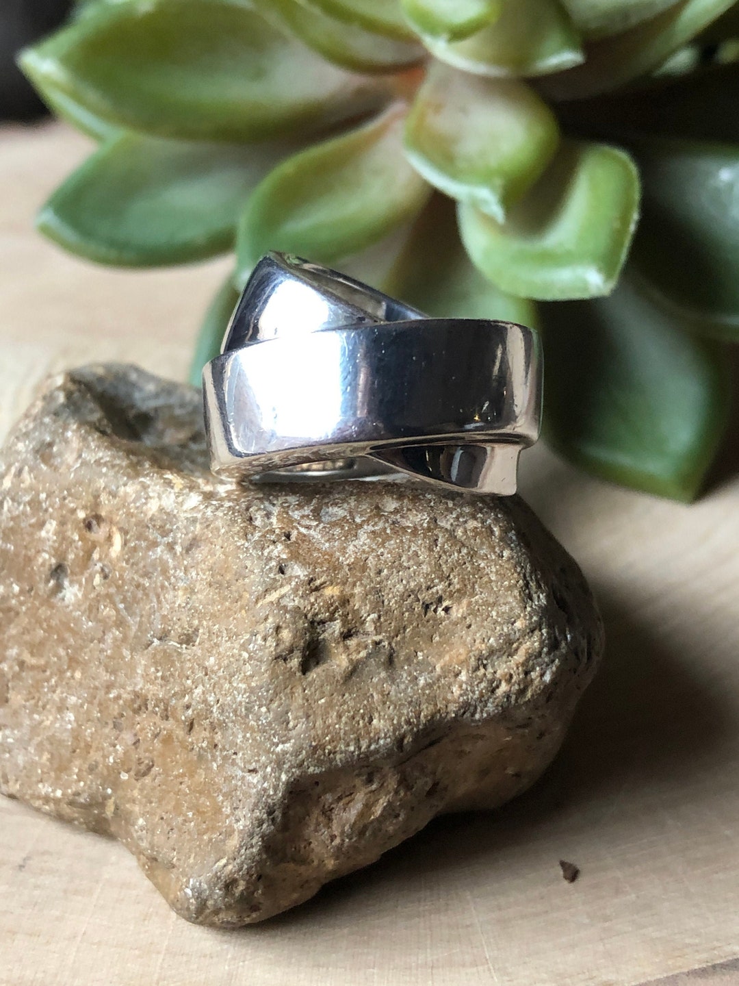 SILPADA Jewelry Retired Sterling Silver Interlock Ring Band Size 7 - Etsy