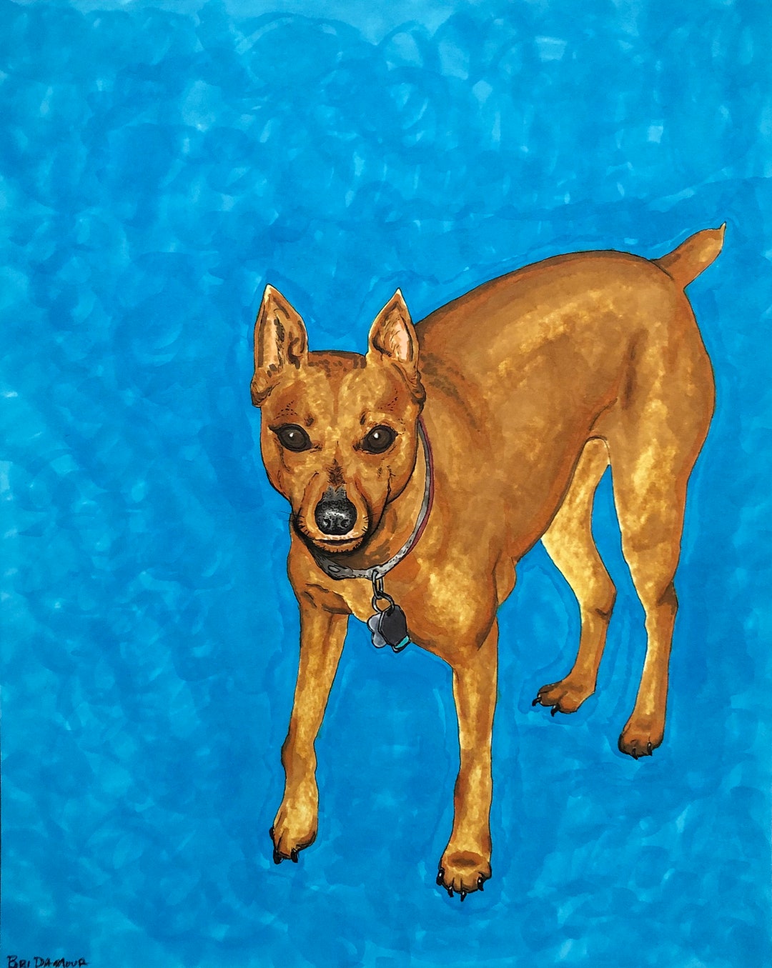 Frodo - Custom Dog Portrait - Etsy