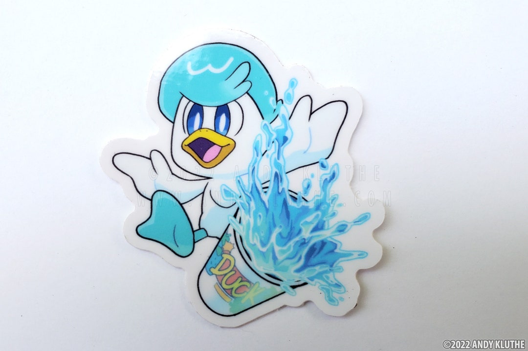 Quaxly & Drink - Gen 9 Starters, 2" Stickers - Etsy