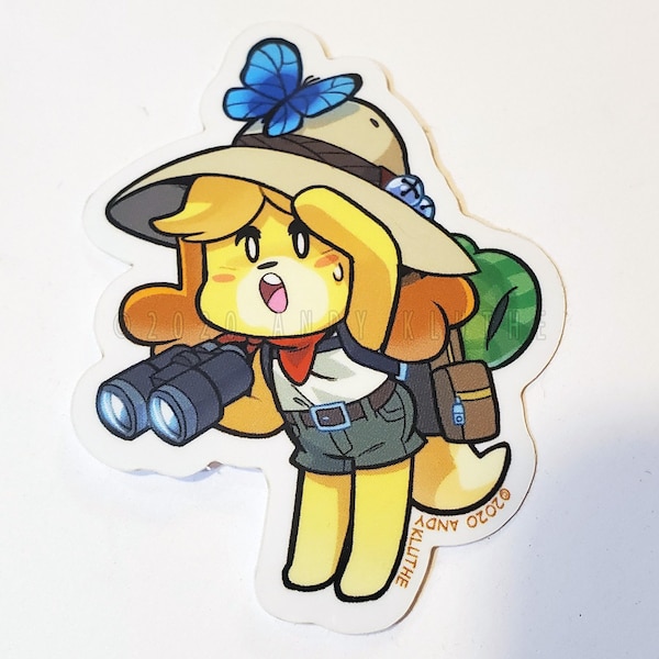 Isabelle Sticker - Etsy