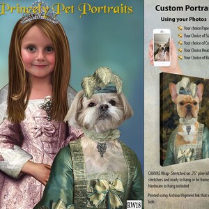 Personalized You and Your Pet Custom Portrait Using Your - Etsy