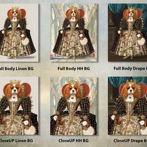 Cavalier King Charles Spaniel Blenheim Tudor Queen Elizabeth - Etsy