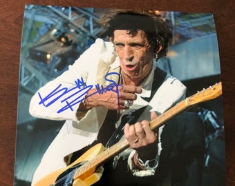 KEITH RICHARDS the Rolling Stones Autographed Signed Full Size - Etsy