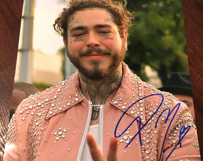 POST MALONE Rock Star AUTOGRAPHED Signed 8x10 Photo - Etsy