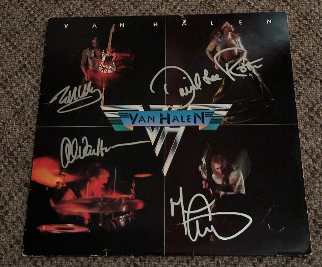 VAN HALEN Signed AUTOGRAPHED #1 Record Vinyl - Etsy