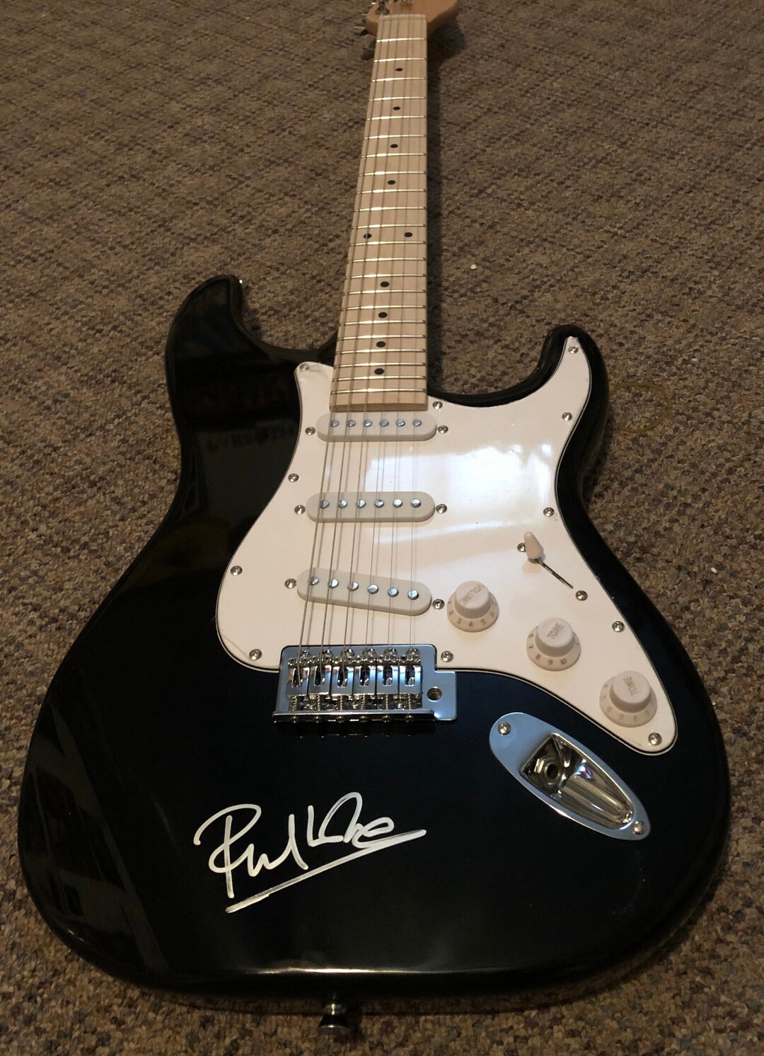 PHIL COLLINS Autographed Signed Full Size GUITAR - Etsy