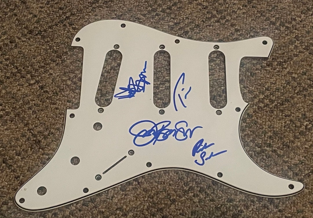 BON JOVI Autographed SIGNED Full Size Pickguard - Etsy