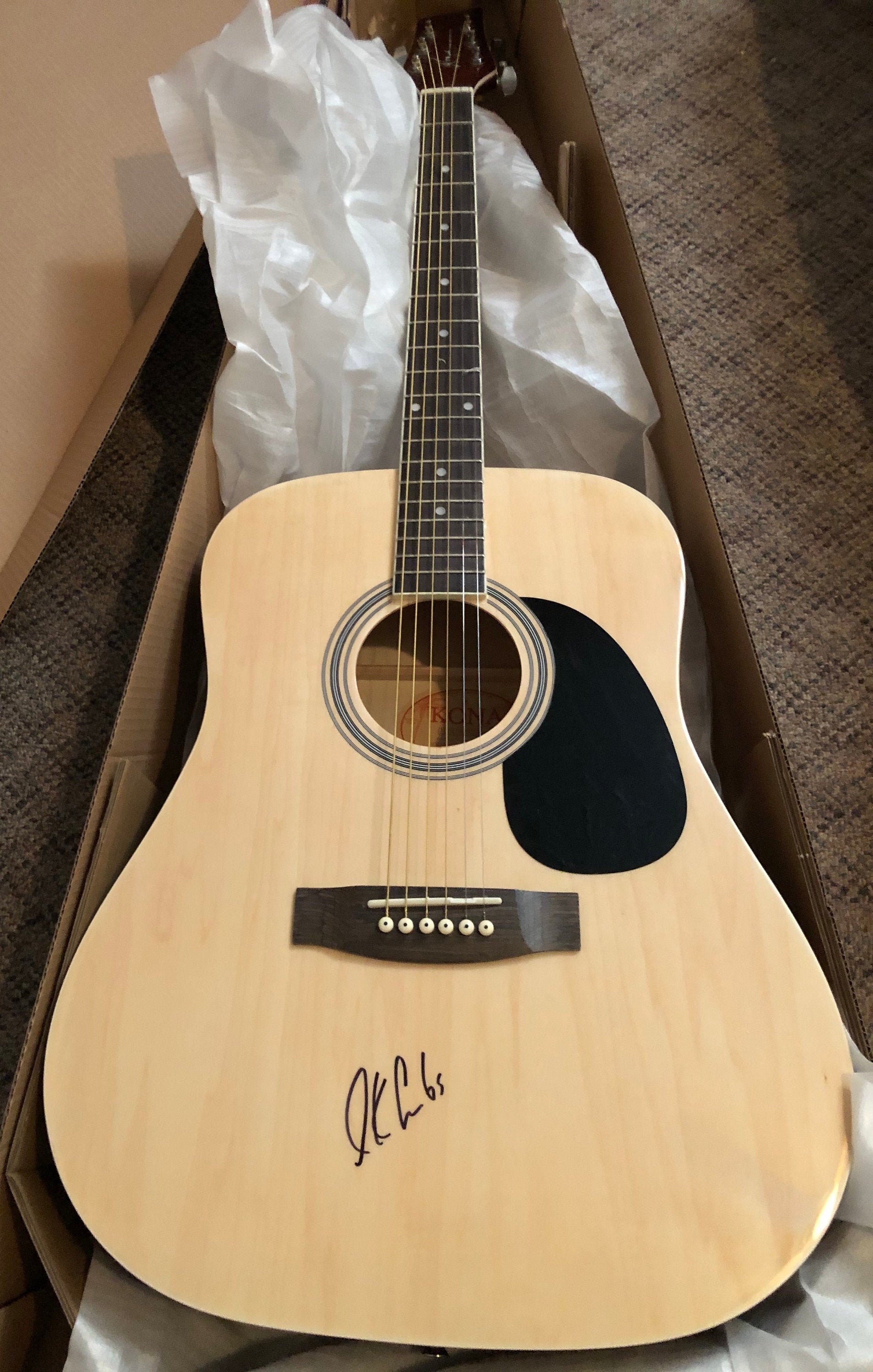 LUKE COMBS Autographed Signed Full Size GUITAR - Etsy