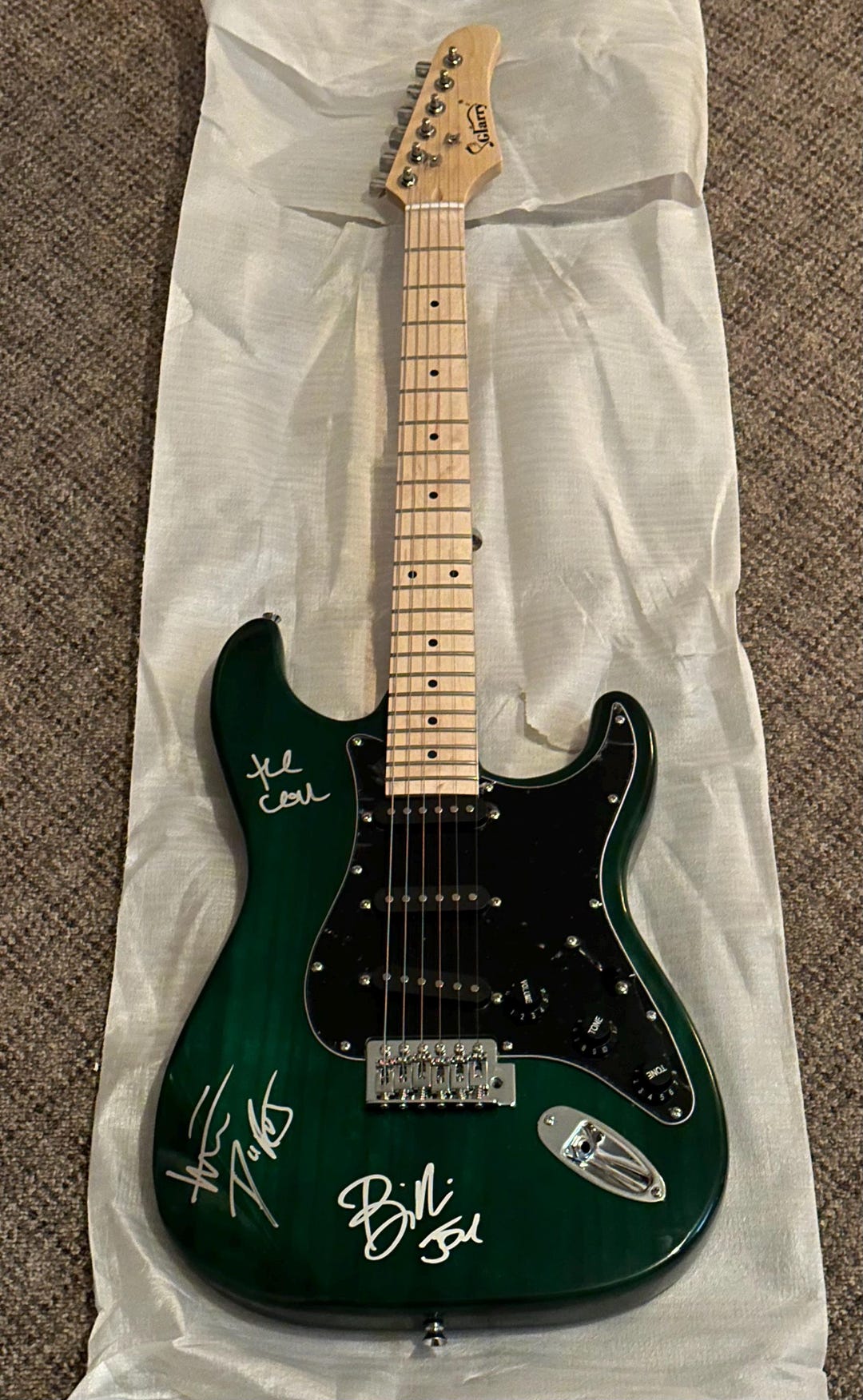 GREEN DAY Signed AUTOGRAPHED Full Size Guitar - Etsy UK