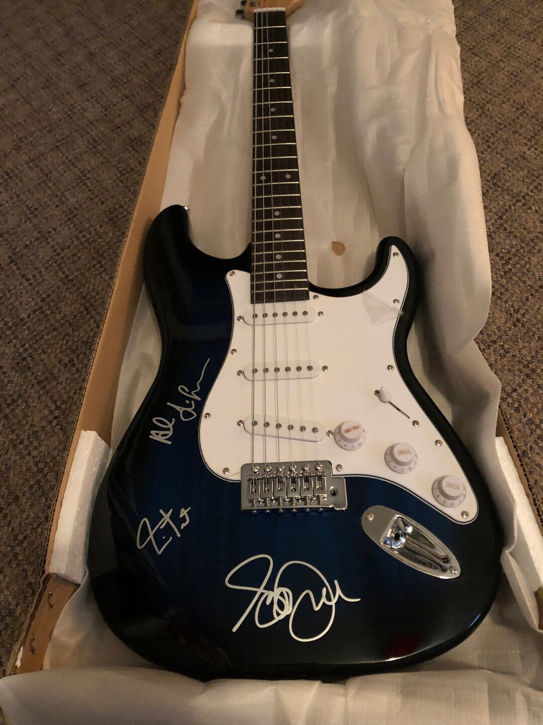 RUSH Autographed Signed Full Size GUITAR - Etsy