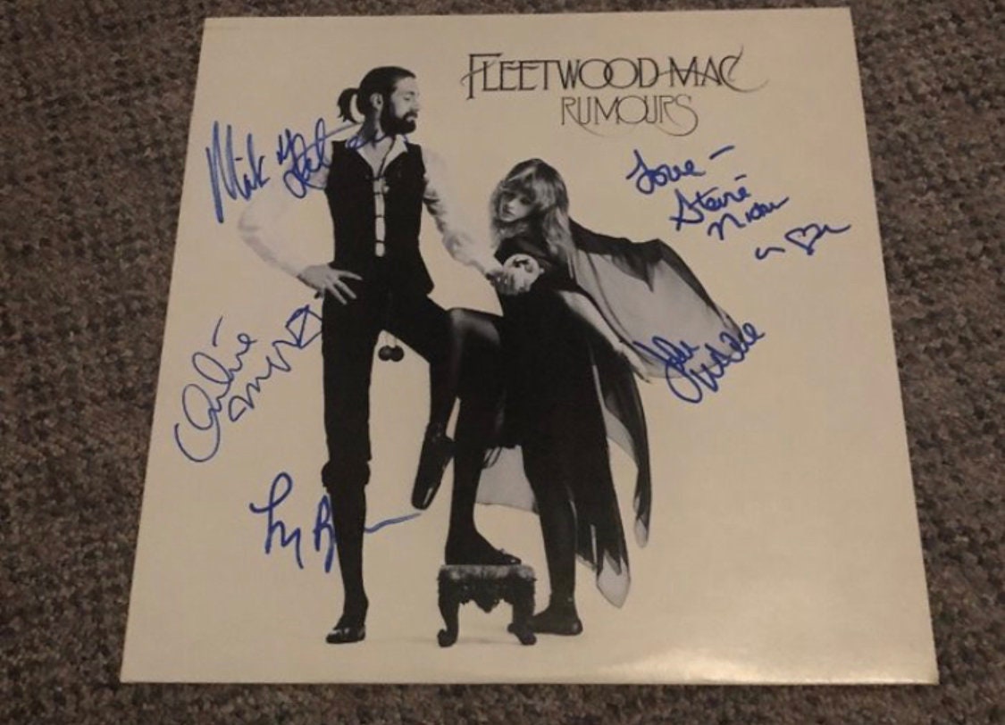 FLEETWOOD MAC Autographed Signed “RUMOURS” Record #1 Vinyl - Etsy