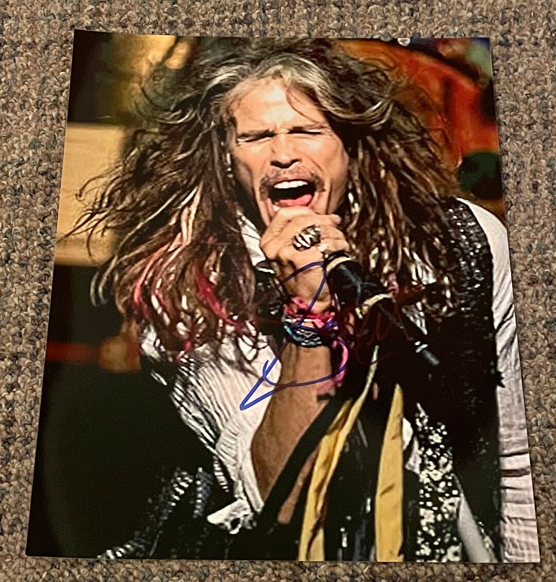 AEROSMITH Steven Tyler Autographed SIGNED 8x10 Photo - Etsy