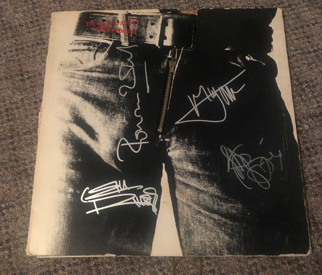 ROLLING STONES Signed AUTOGRAPHED #1 Record Vinyl - Etsy