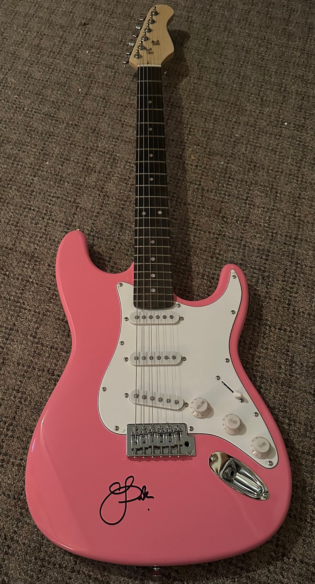 PINK Signed AUTOGRAPHED Full Size Guitar - Etsy UK
