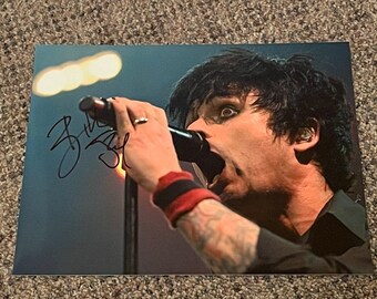 Billie Joe Armstrong Tre Cool & Mike Dirnt Signed GREEN DAY Dookie ...