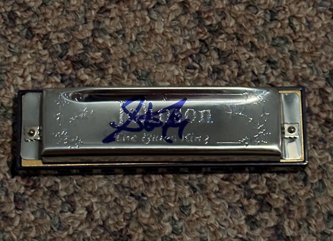 STEVEN TYLER Aerosmith Signed AUTOGRAPHED Full Size Harmonica - Etsy