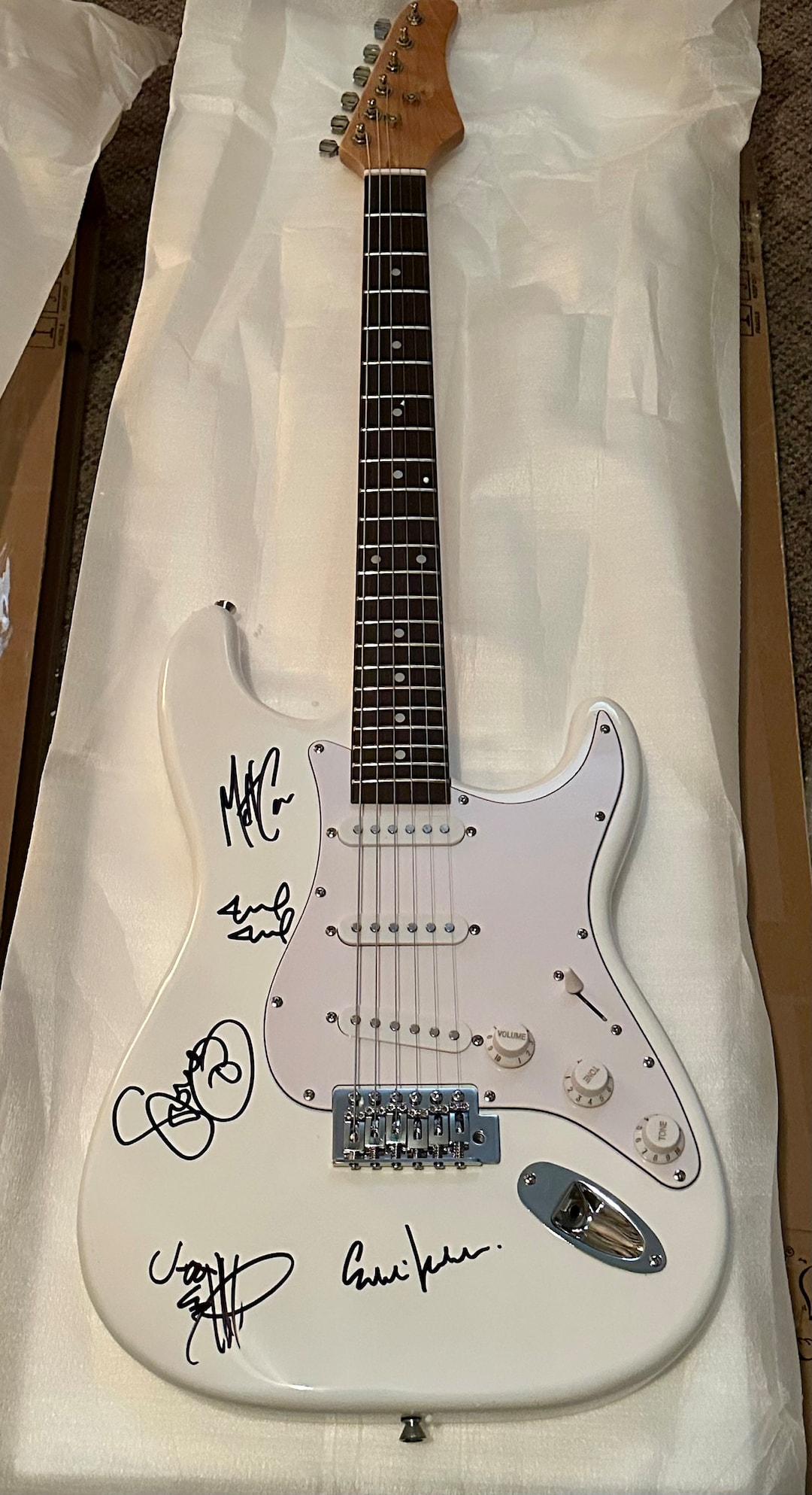 PEARL JAM Autographed SIGNED Full Size Guitar - Etsy