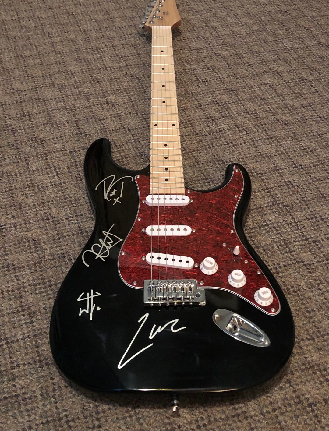 METALLICA Autographed SIGNED Full Size GUITAR - Etsy