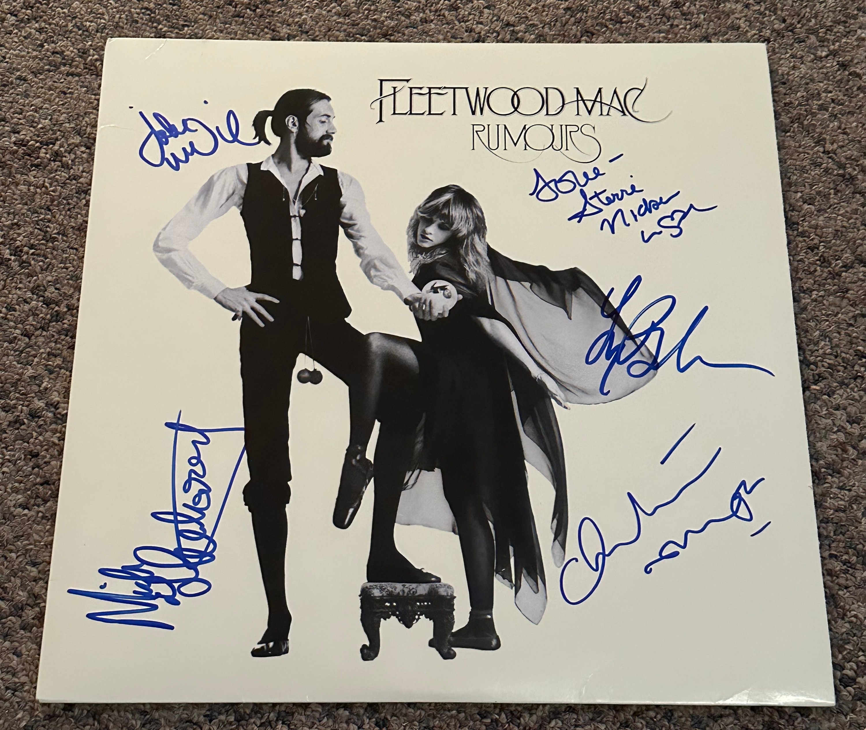 FLEETWOOD MAC Signed Autographed 1 RECORD Vinyl - Etsy