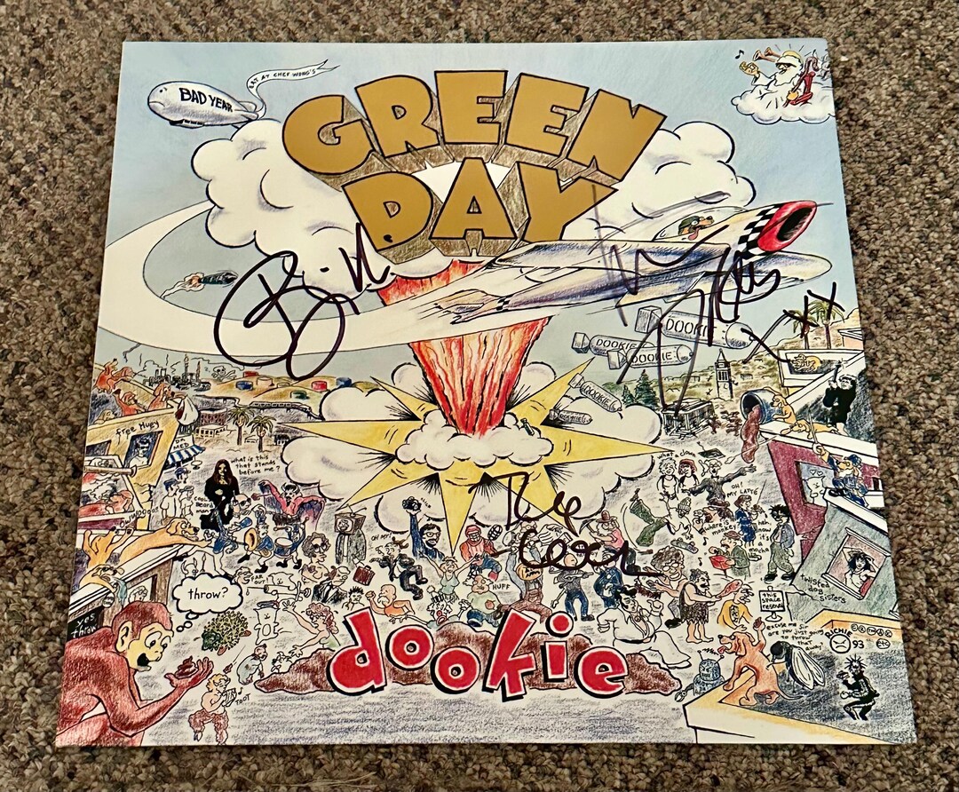 GREEN DAY Signed AUTOGRAPHED “dookie” Record Vinyl - Etsy
