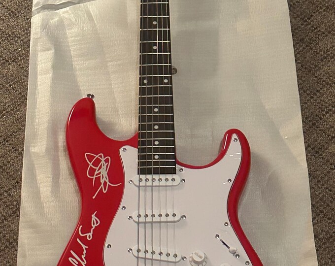 Red Hot Chili Peppers AUTOGRAPHED Signed FULL Size GUITAR - Etsy