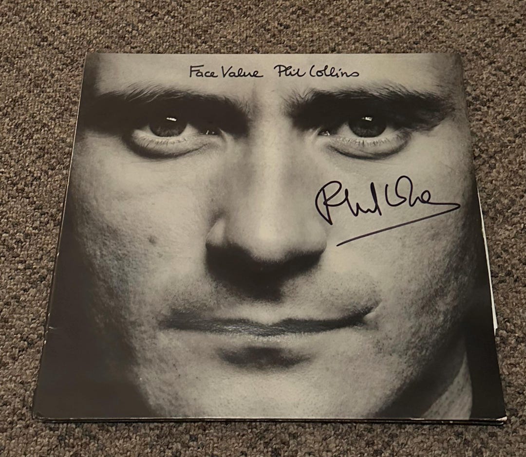 PHIL COLLINS Autographed #1 RECORD Vinyl - Etsy