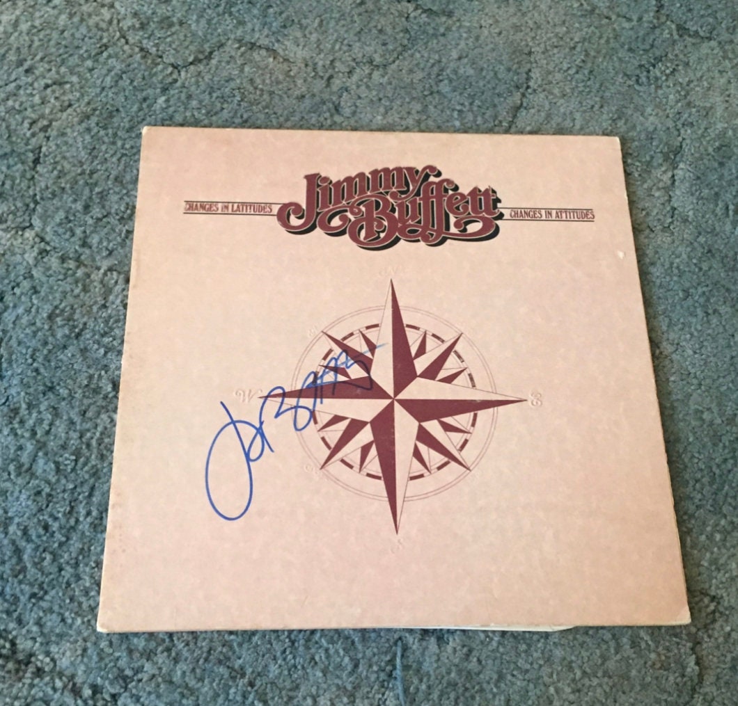 JIMMY BUFFETT Autographed #1 RECORD Vinyl - Etsy