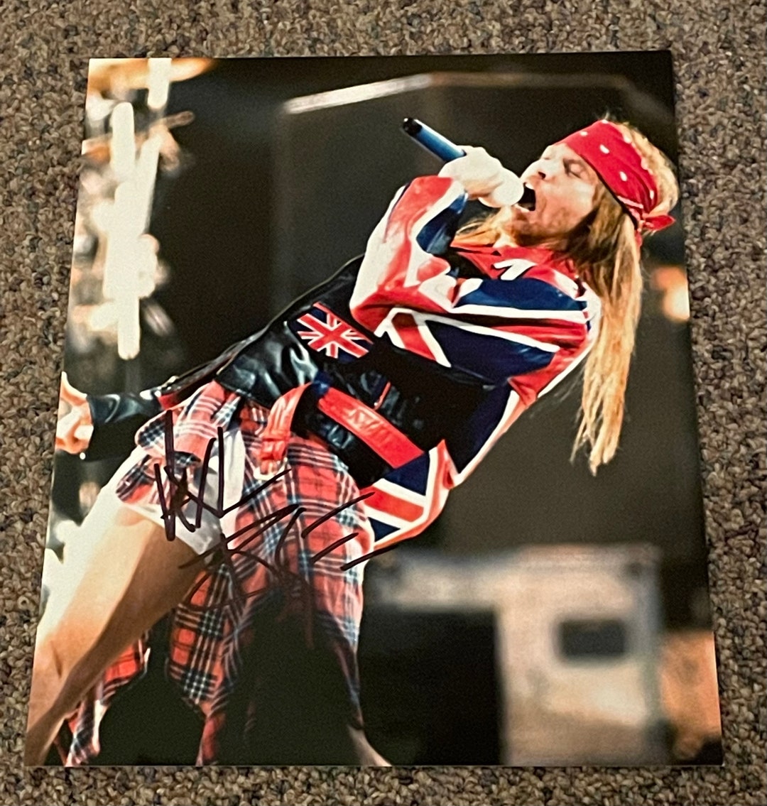 AXL ROSE Guns N Roses Autographed SIGNED 8x10 Photo - Etsy
